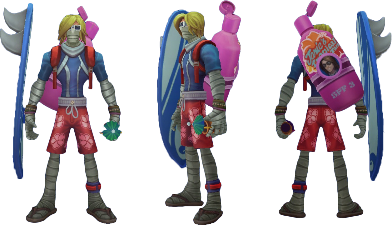 Surfer Singed - Surfer Singed Splash Art (1259x728), Png Download