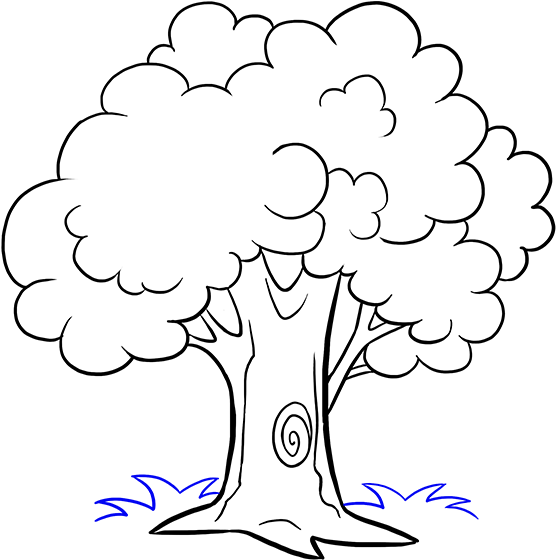Drawings Drawing Ideas Easy Tree Drawing New Easy Drawing - Tree ...