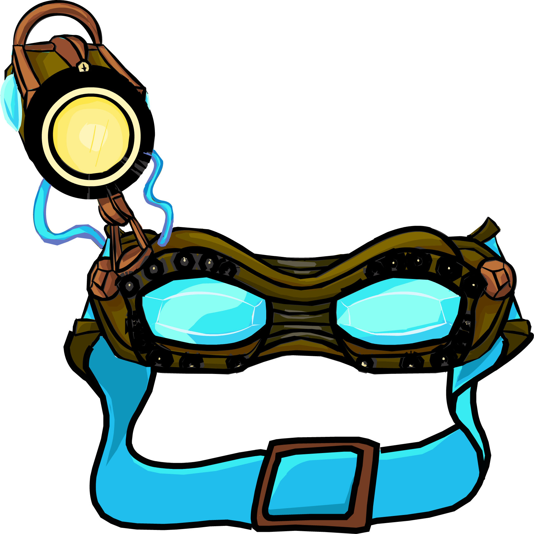 Ghost Goggles Icon 2083 - Club Penguin Ghost Catcher (1717x1715), Png ...