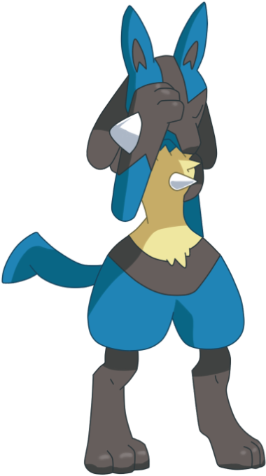Lucario Render 2 By Meoriginal - Gif Lucario Render (500x716), Png Download