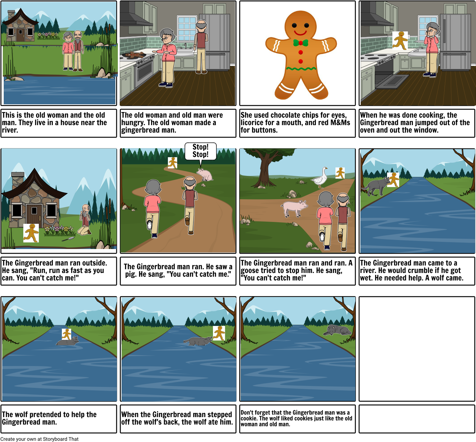 The Gingerbread Man - Sweet! Note Cards (pk Of 10) (1548x1437), Png ...