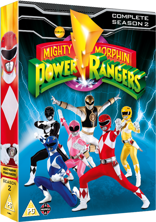 Mighty Morphin Power Rangers Complete Season - Mmpr Season 2 Dvd ...