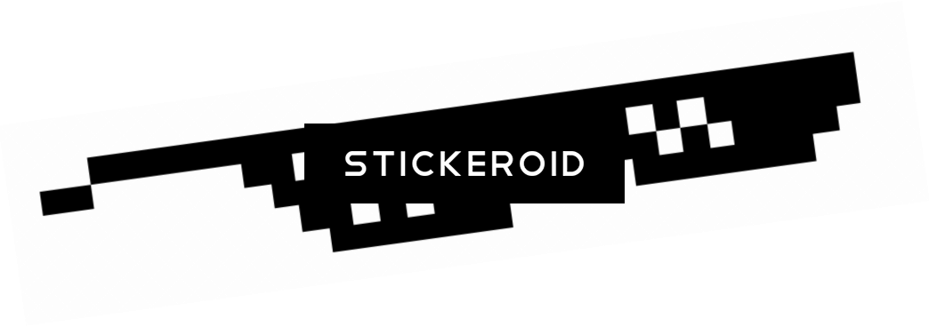 Thug Life Glasses - Glass Like A Boss (1044x368), Png Download