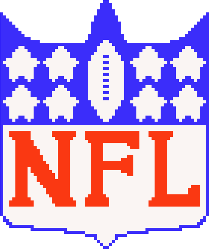 Pixel Nfl Logo - Nfl Logo Pixel (750x870), Png Download