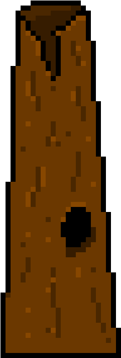 Dead Tree - Dead Tree Pixel Art (520x790), Png Download