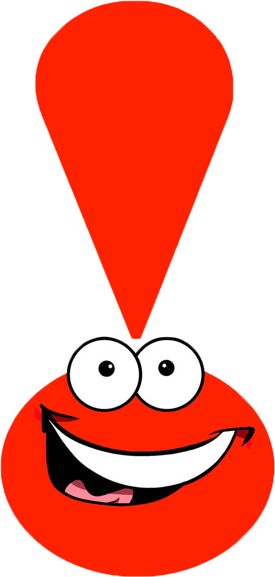 Mark Cartoon Stock Photography - Exclamation Png (1390x1390), Png Download