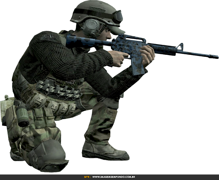 Imagem Sem Fundo - Call Of Duty 4 Mw Soldier (764x630), Png Download