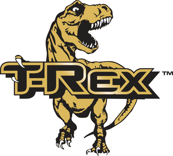 T-rex Logo - Tyrannosaurus (578x521), Png Download