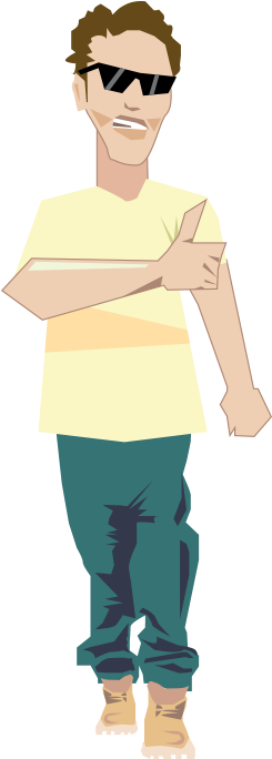 Cool Guy Png - Illustration (700x700), Png Download