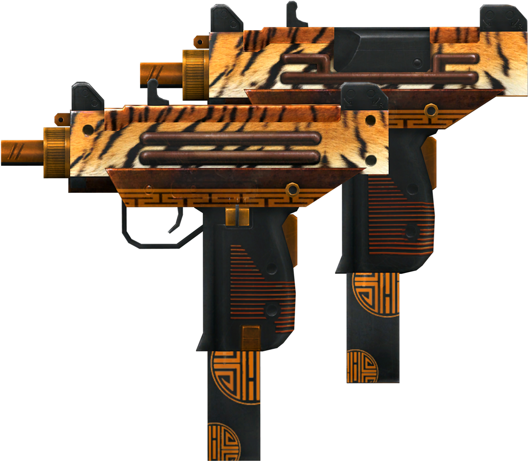 Gold Uzi Png - Ranged Weapon (1920x1080), Png Download