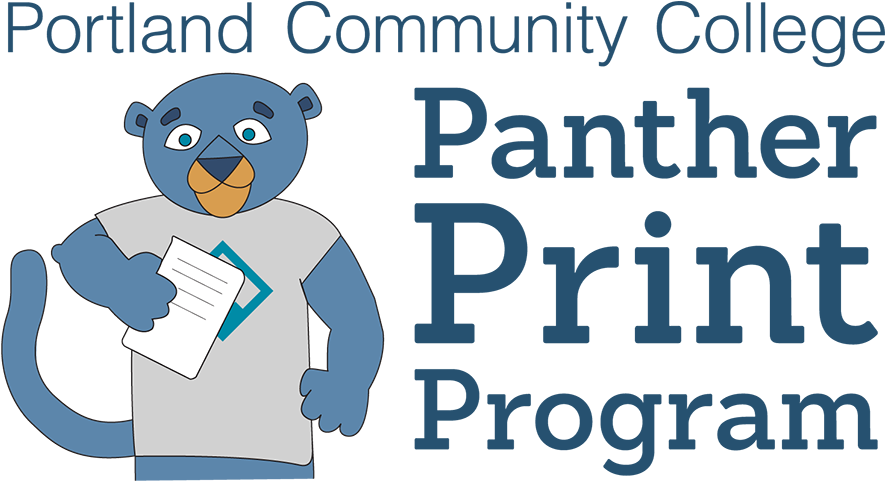 Pcc Panther Prints Program - Printing (900x490), Png Download