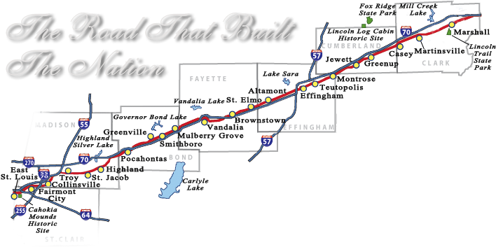 The Road That Built The Nation - National Road (710x360), Png Download