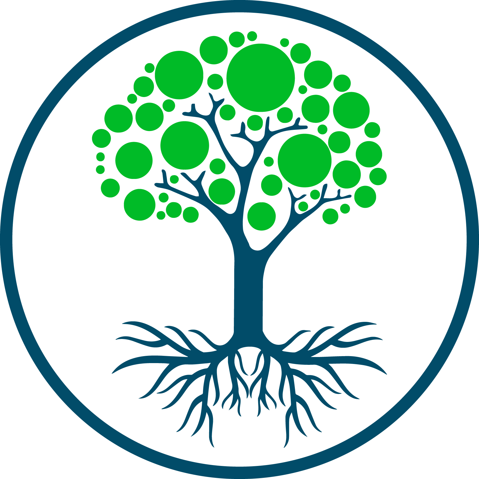 Mandy Eliot - Tree Deep Roots Logo (1649x1649), Png Download