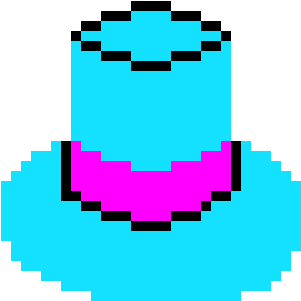 Pixel Smiley Face Gif (350x500), Png Download