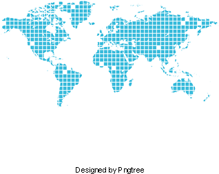Download Vector Dotted World Map, World Map, Blue, Dot Png And - 1944 ...