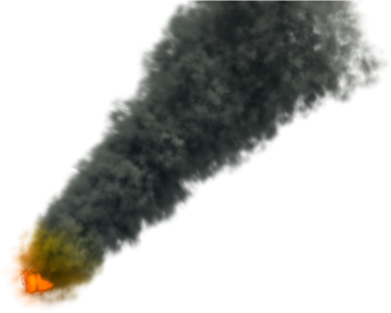 Fire Smoke Trail Png (1280x720), Png Download