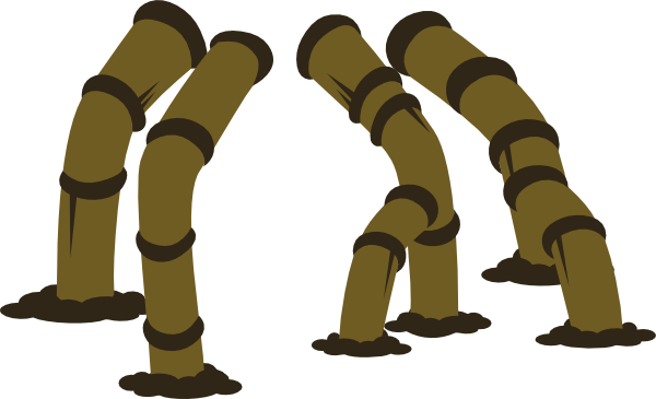 Legs Front Set - Clip Art (600x365), Png Download