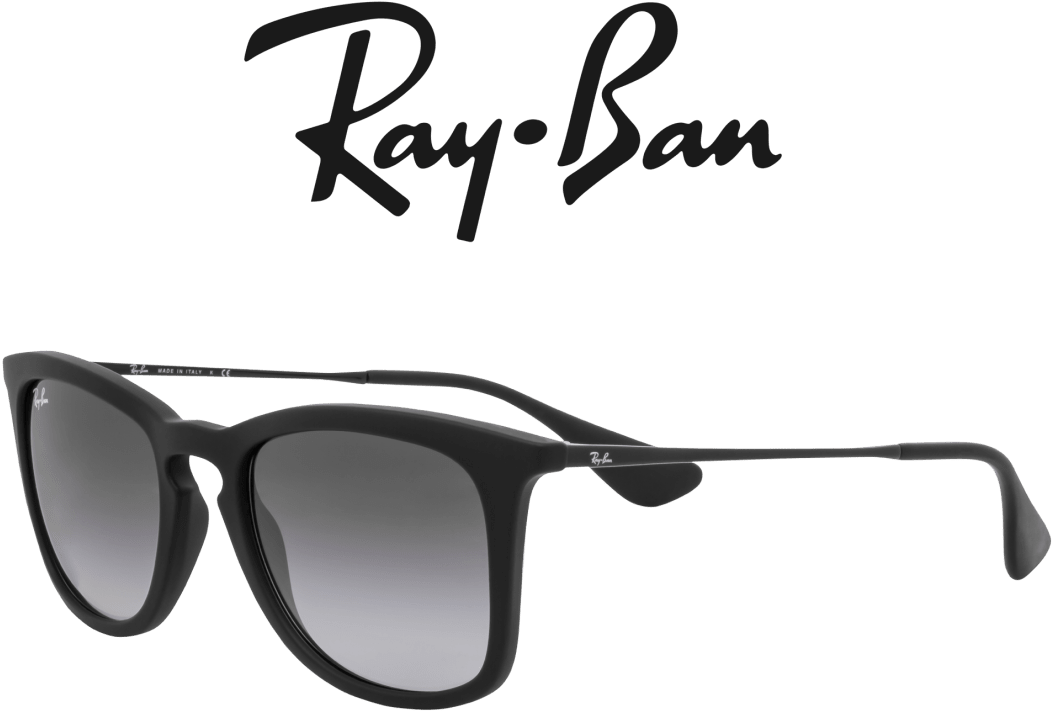 Ray-ban Rb4221 Sunglasses With Black Grey Gradient - Ray Bans Logo Png ...