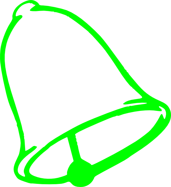 How To Set Use Green Bell Icon Png - Green Bell Clip Art (546x597), Png ...