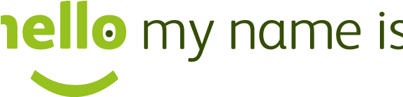 Hello My Name Is Log - Nhs Hello My Name (576x236), Png Download