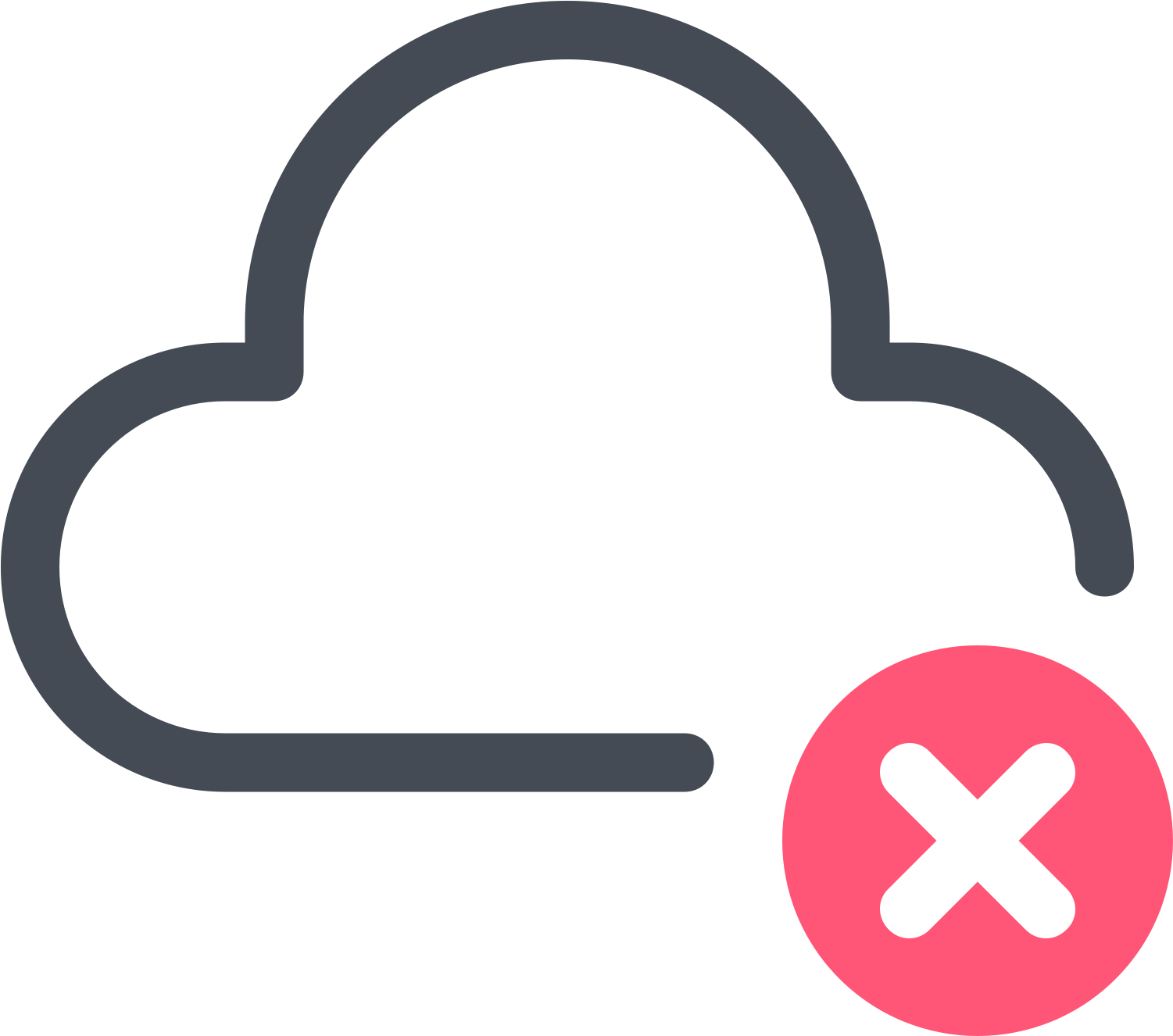 Download Delete From Cloud Icon - Icon | Transparent PNG Download | SeekPNG