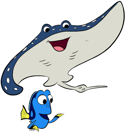 Ray Mr - Finding Nemo (477x501), Png Download