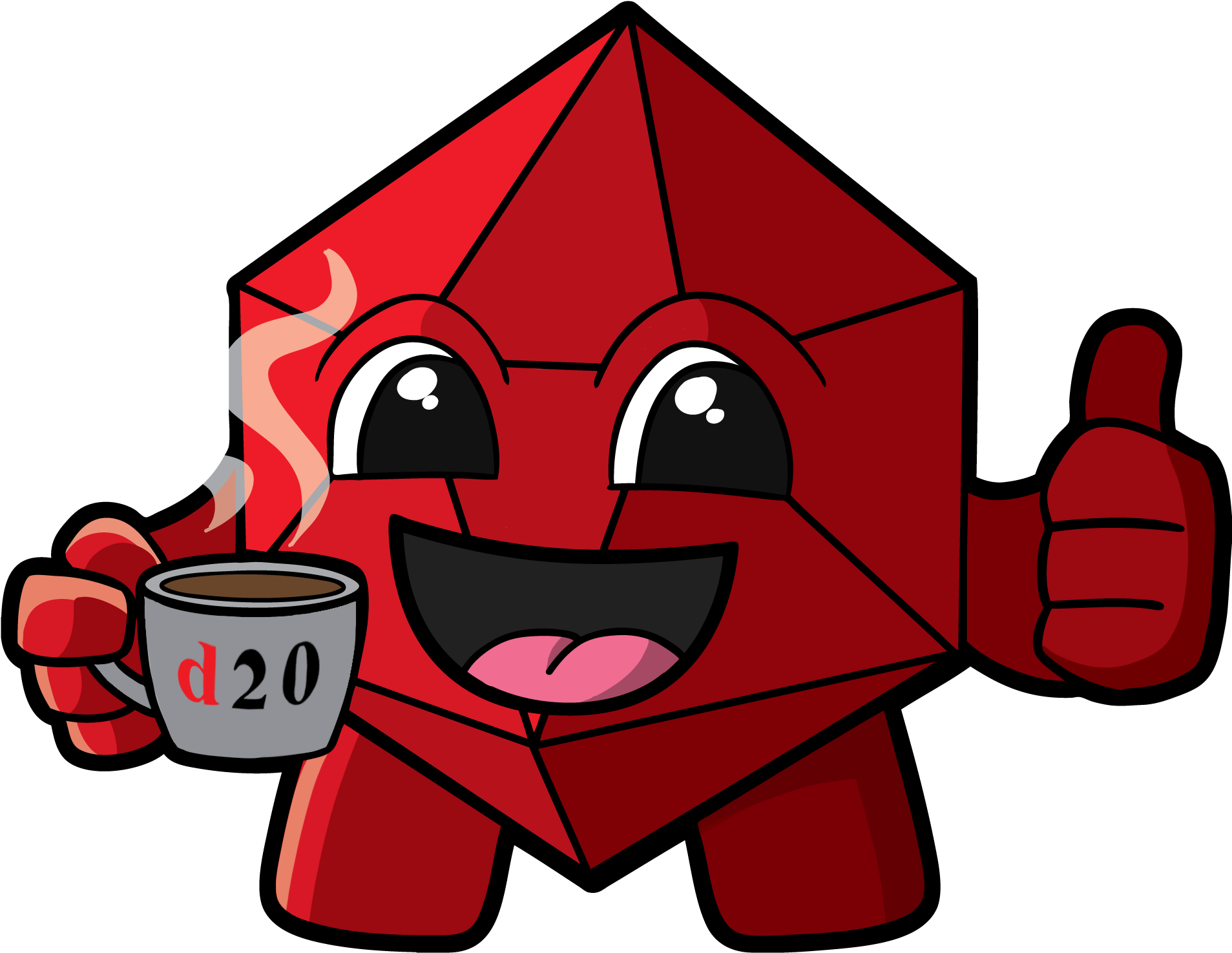 D20 Board Game Cafe - D20 Cafe (2000x1662), Png Download