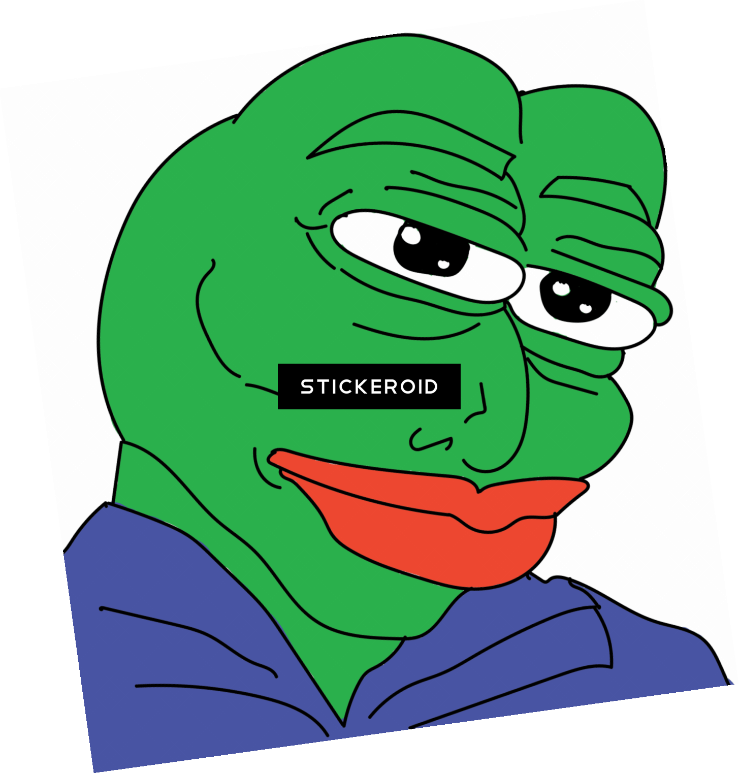 Download Handsome Pepe Character Meme - Pepe The Frog | Transparent PNG ...