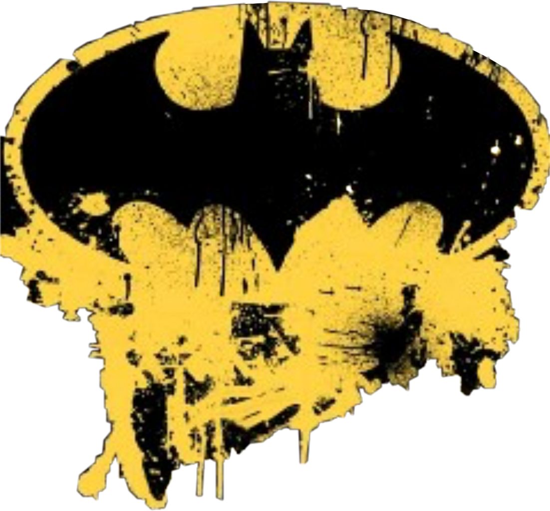 Batman Symbol Dc Hero Comic Sticker Paint Freetoedit - Batman Spray ...