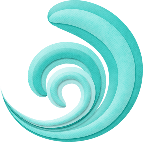 Wave Clipart Moana - Moana Wave Png (500x494), Png Download