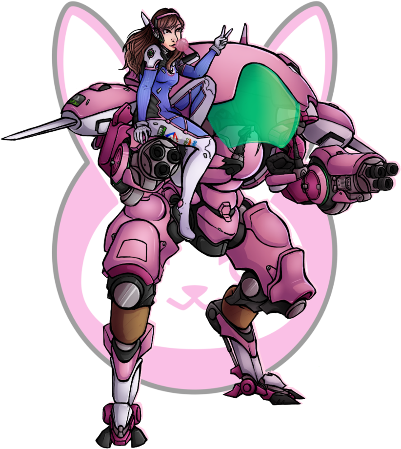 Va Mech Png - Dva Fanart Mech (840x951), Png Download