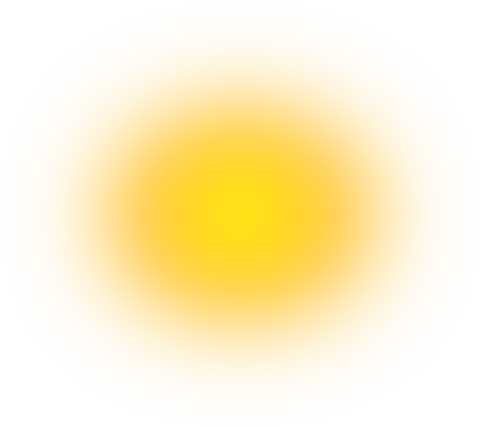 Glowing Lights Png - Gold Glow Transparent (687x612), Png Download