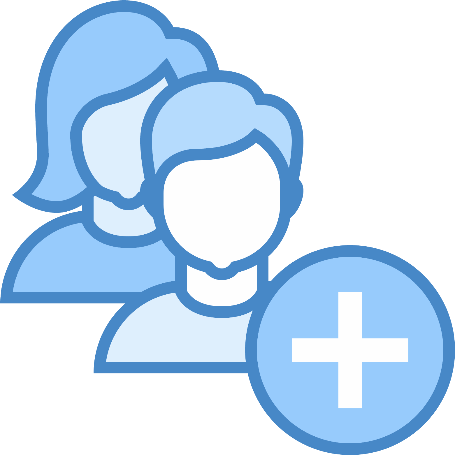 Download Add User Group Woman Man Icon - Add Group Icons | Transparent ...