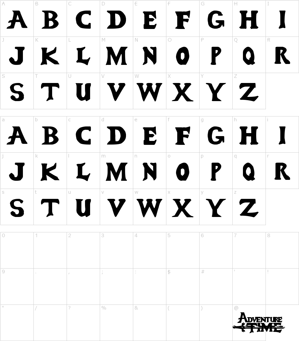 Download Adventure Time Font - One Direction Font | Transparent PNG ...