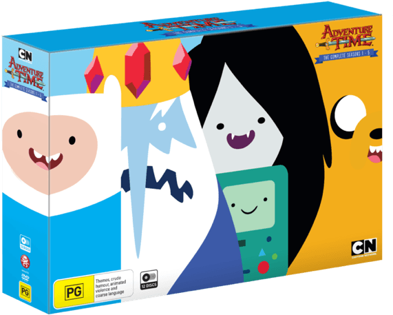 Adventure Time Seasons 1 5 Box Set Cover - Adventure Time Complete ...