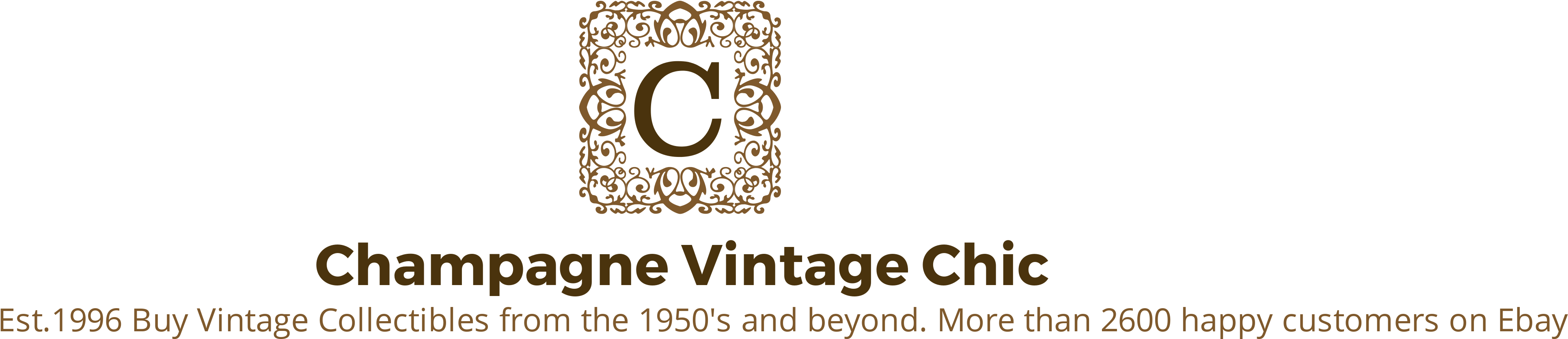 Champagne Vintage Chic - Circle (4000x1317), Png Download