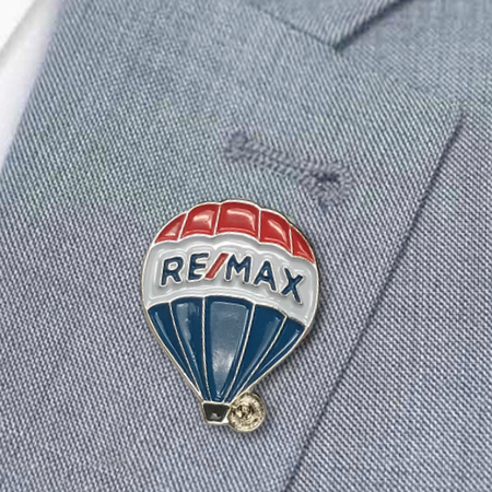 Balloon Lapel Pin - Emblem (450x450), Png Download