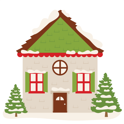 Christmas House Clipart Png ↺ - Winter House Clipart (432x432), Png ...