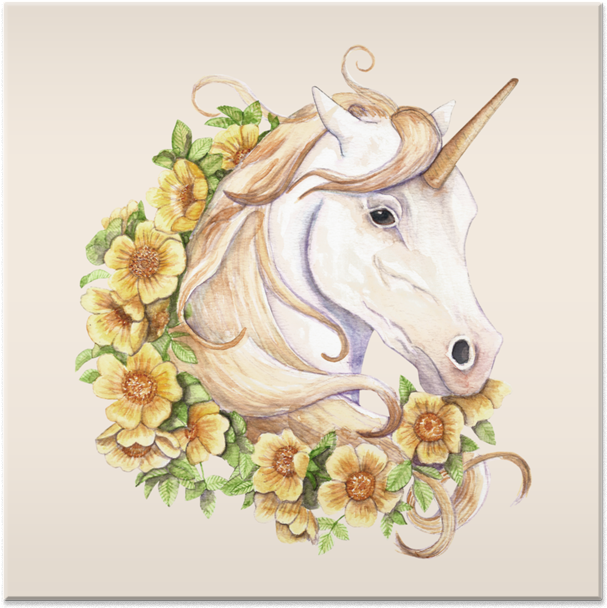 Azulejo Unicórnio De Kris Efena - Unicorn (800x800), Png Download