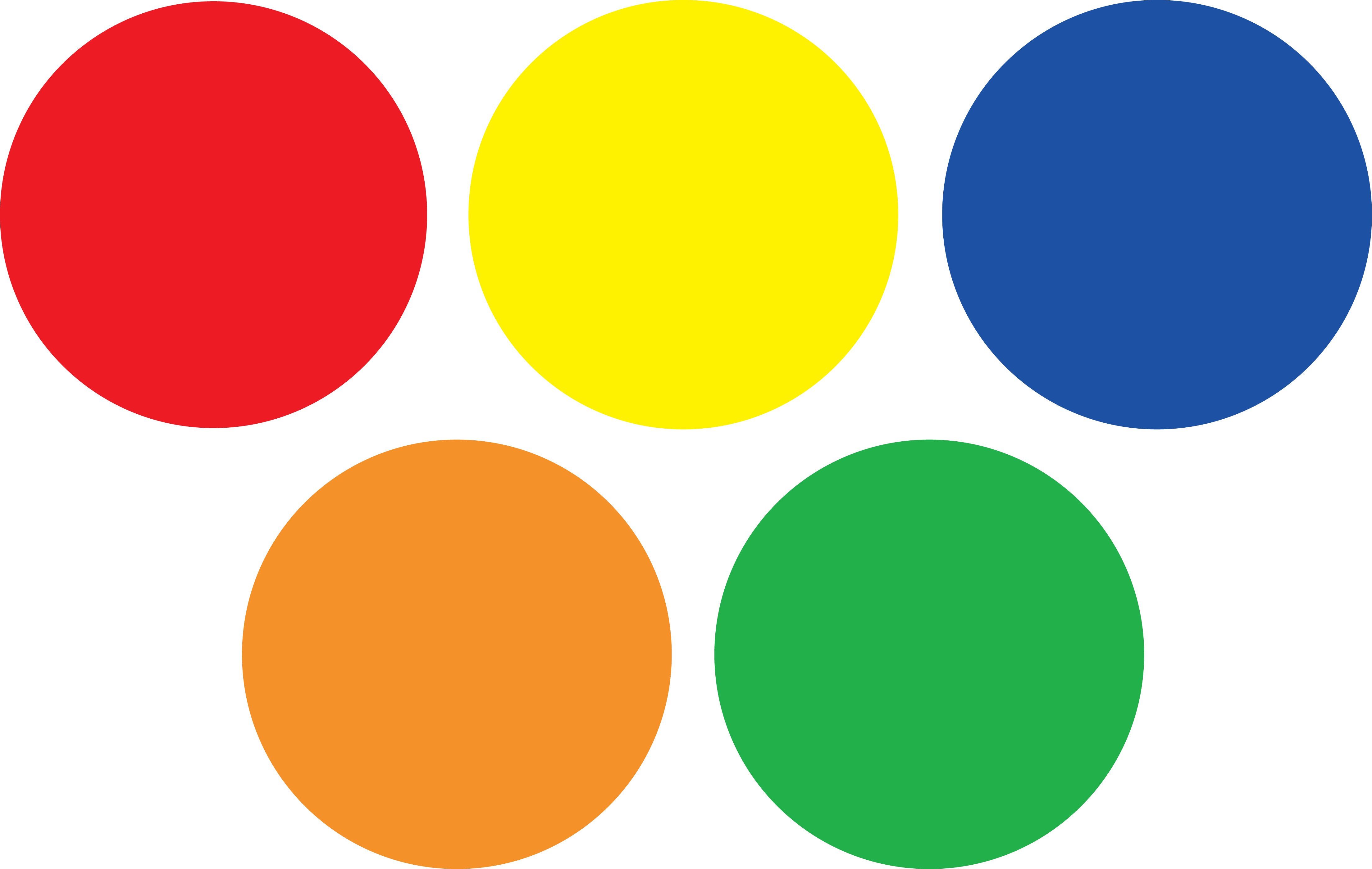 Colors In Circle (4417x2800), Png Download