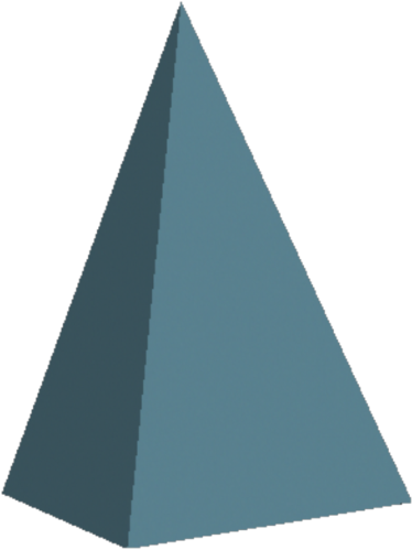 3d Pyramid Png - Triangular Pyramid 3d Model (420x543), Png Download