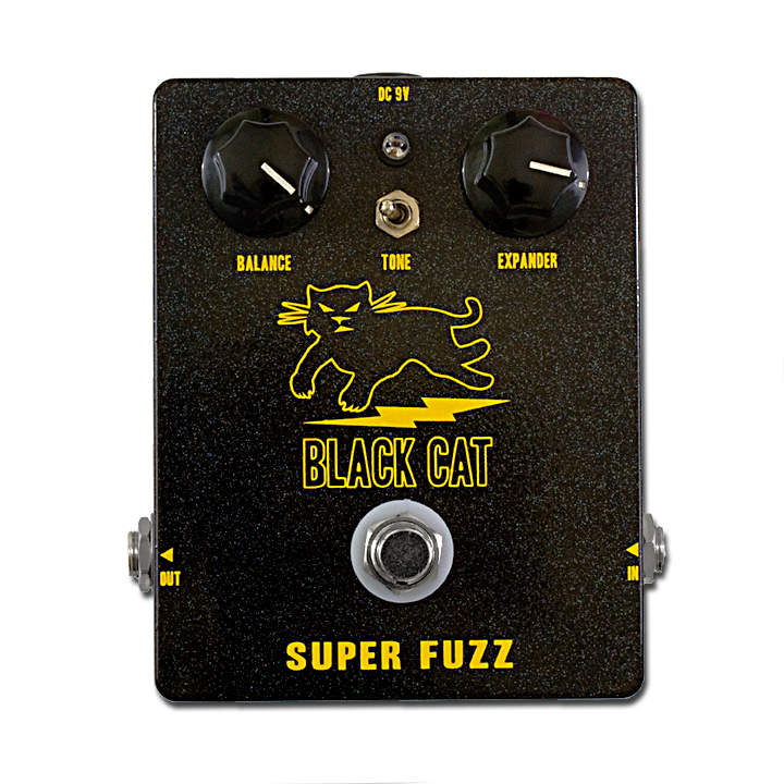 Buy Black Cat Pedals Super Fuzz - Black Cat Bass Octave Fuzz Pedal ...