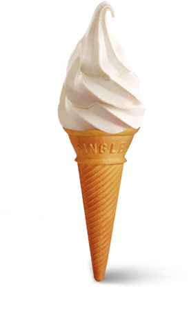 Soft Serve Cone - Flake Ice Cream Cone (700x487), Png Download