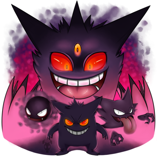 Download Mega Gengar Tattoo - Cartoon | Transparent PNG Download | SeekPNG