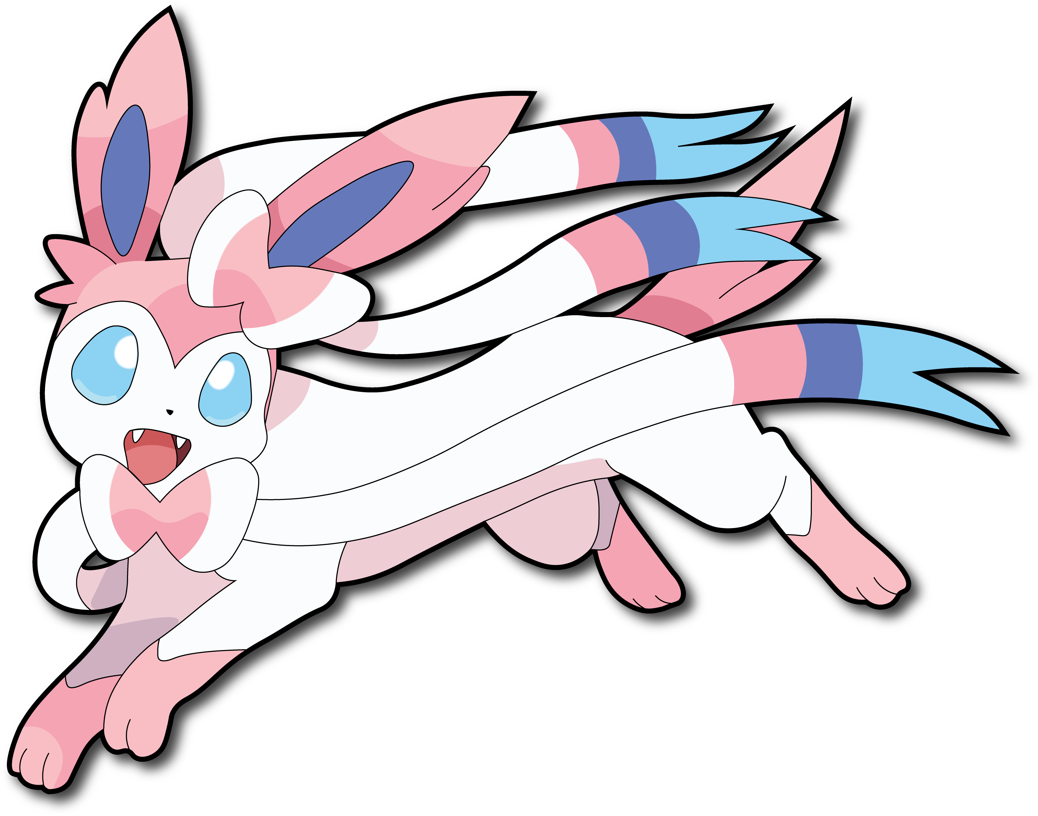 Sylveon Stickers (3954x3107), Png Download
