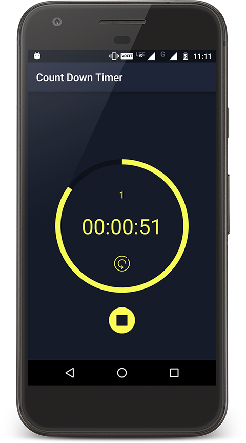Count Down Timer App - Timer (480x863), Png Download