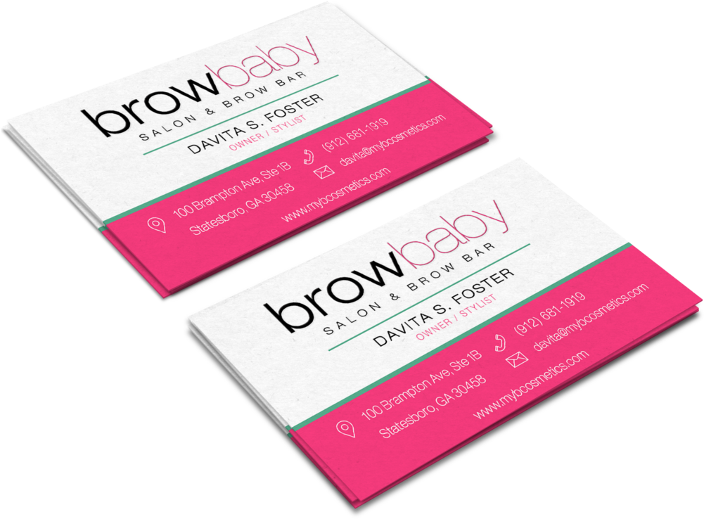 Single-sided Business Card Design (1000x1000), Png Download