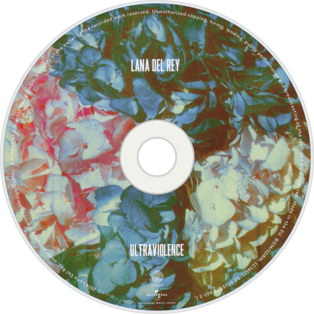 Lana Del Rey Ultraviolence Cd Disc Image - Lana Del Rey Ultraviolence ...