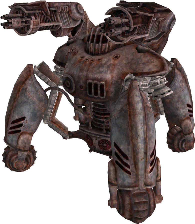 Sentry Bot Fallout New Vegas (850x950), Png Download
