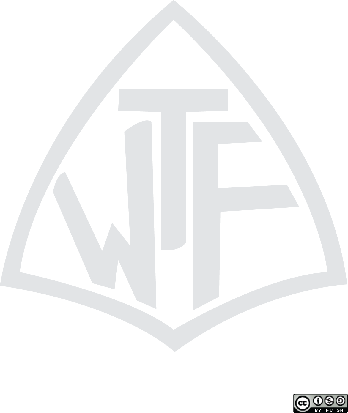 Wtf Logo - Emblem (1171x1390), Png Download